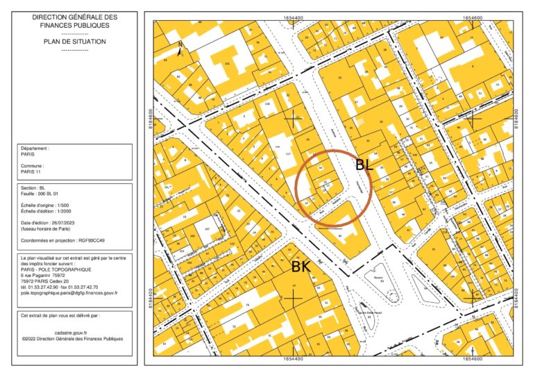 Plan de situation DPC1 : un document INDISPENSABLE