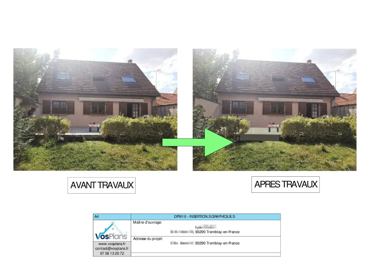 Déclaration préalable de travaux à Tremblay-en-France (93)